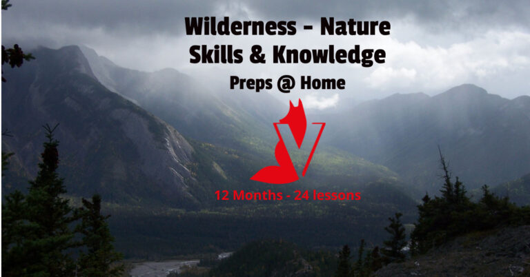 Online Course Wilderness & Nature Skills | Preps @ Home – Wilderness ...